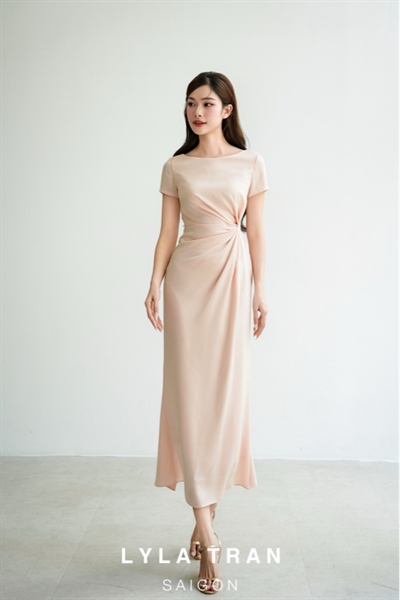 Hami Dress-Hồng-S - LYLA TRAN